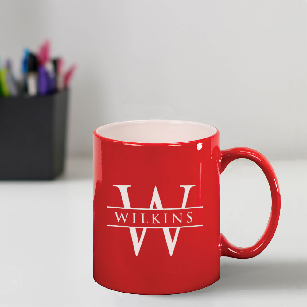 Custom Engraved 11 oz Coffee Mug – Artisan Stamp